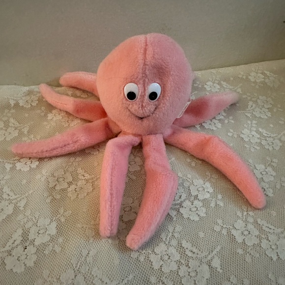 Ty | Toys | 993 Ty Beanie Baby Inky The Octopus Pvc No Tags | Poshmark
